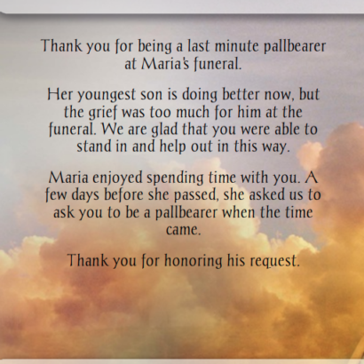 Going Home Funeral Program Template - Funeral Pamphlet Site